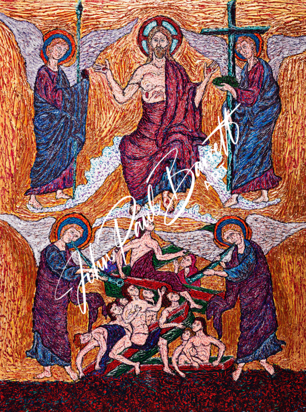 The day of judgement - canvas painting | John Paul Barrett Art